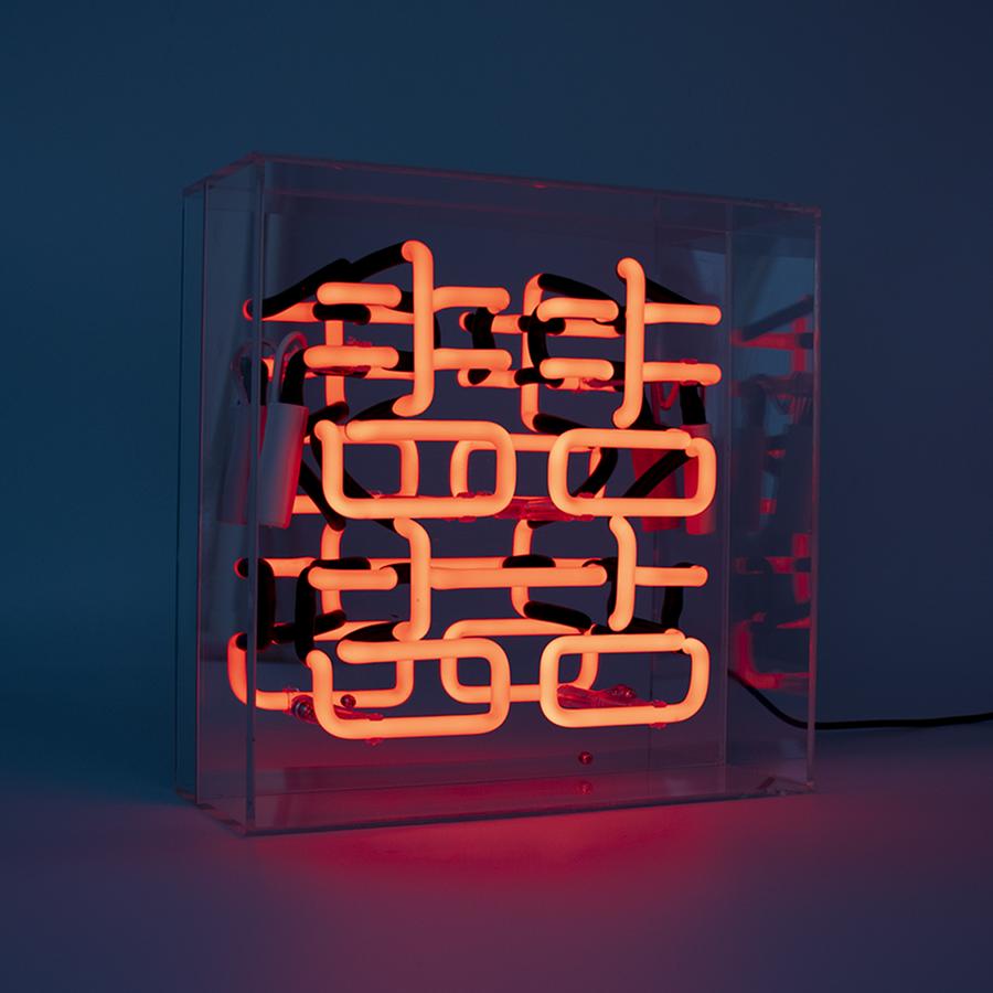 'Double Happiness' Neon Light Box – Mrs Robinson